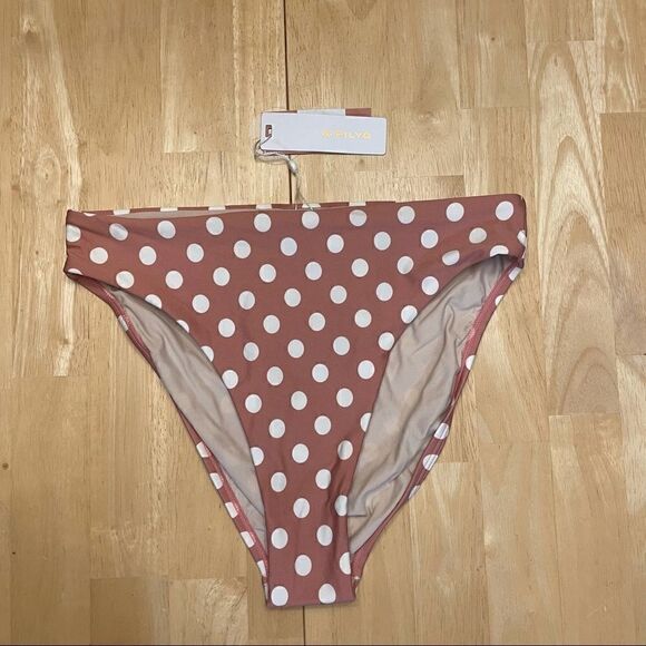 Pilyq | Swim | Pilyq Polka Dot Bikinibottomssizelnwt | Poshmark